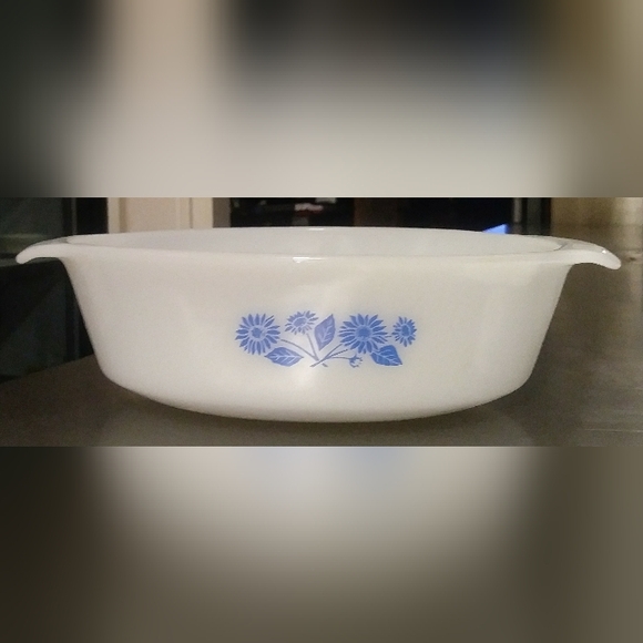 Fire King | Kitchen | Vintage Fire King Blue Flower Bakeware | Poshmark